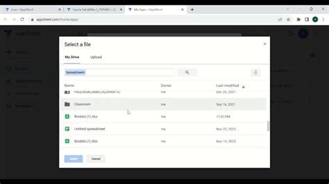 Tutorial Appsheet Youtube