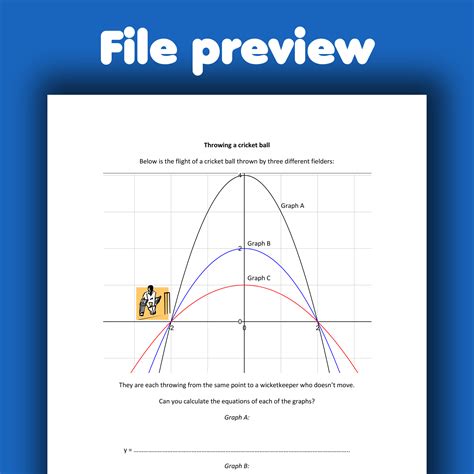 Throwing A Cricket Ball Quadratic Graphs Andy Lutwyche