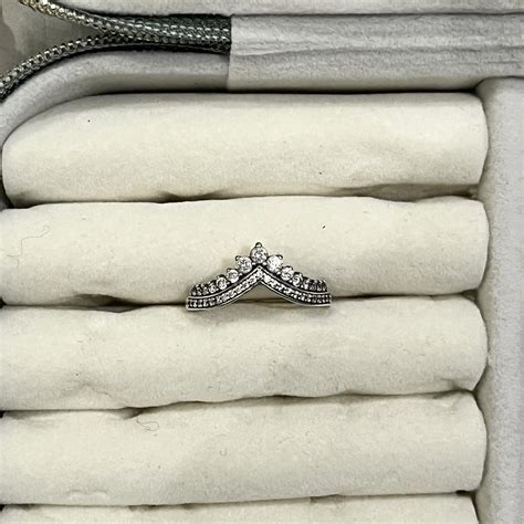Pandora Princess Wishbone Ring • Will Come Depop