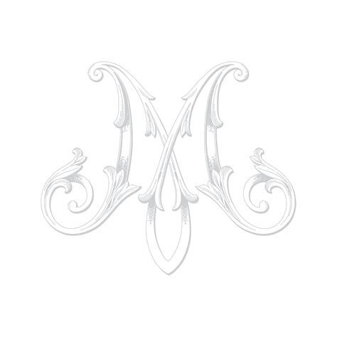 Custom Monogram Digital Download Letter M Monogram Wedding Monogram