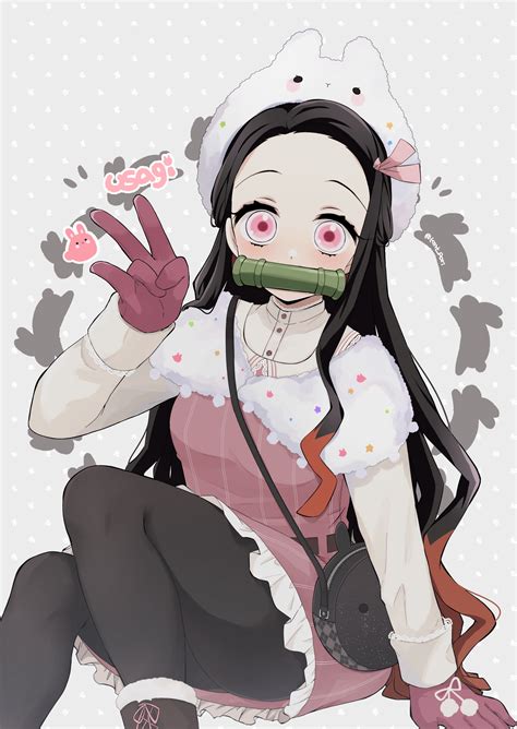 Kamado Nezuko Kimetsu No Yaiba Drawn By Pori Kmt Pori Danbooru