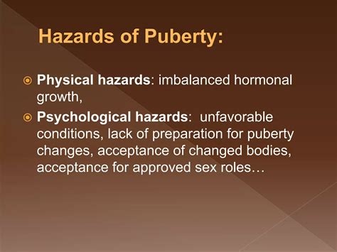 Stages Of Development Puberty And Adolescent Pptx
