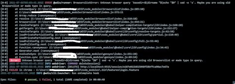 Getting Browserslisterror In Webdriverio · Issue 609 · Browserslist