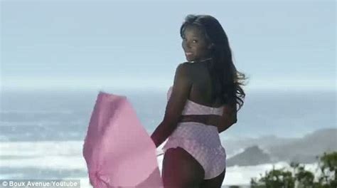 Jamelia Shows Off Her Singing Skills As She Models A Range Of Bikinis