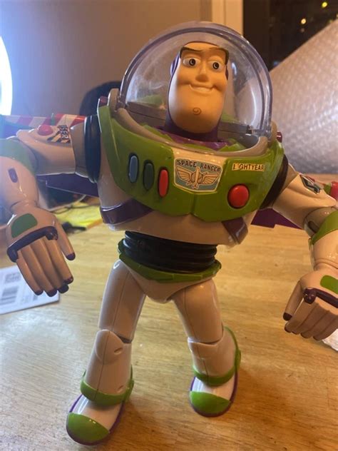 Buzz Lightyear Toy Story Disney Pixar Talking With Sounds Thinkway