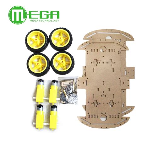4wd Smart Robot Car Chassis Kits Met Speed Encoder Grandado