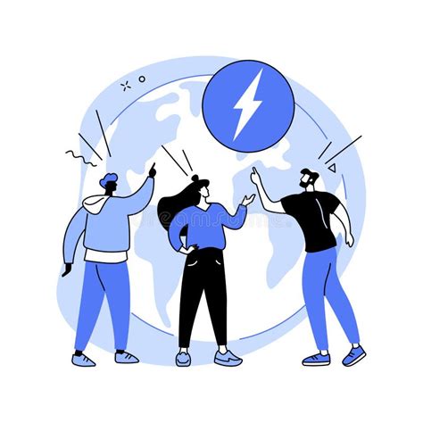 Social Conflict Abstract Concept Vector Illustration Stock Vector Illustration Of Concept