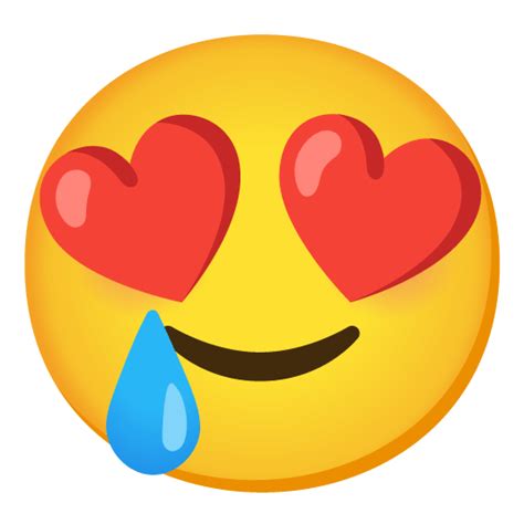 Create Unique Smiling Face With Tear And Smiling Face With Heart Eyes