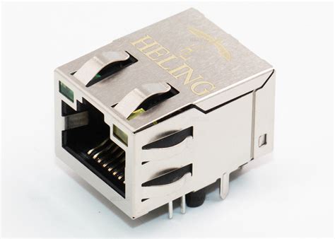 R A Tab Up 8p8c Modular Connector With 10 100 Base T Integrated