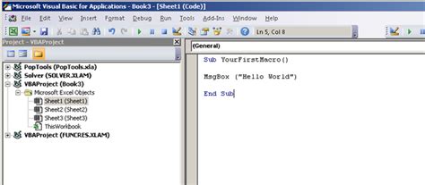 Introduction To Excel Macro Tgdun