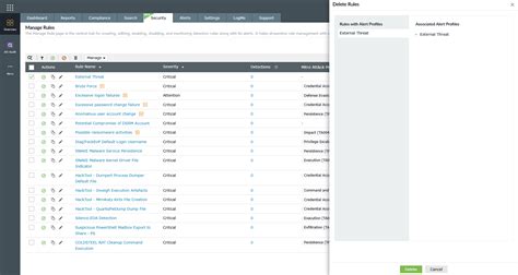 Manage Rules In Manageengine In Log360