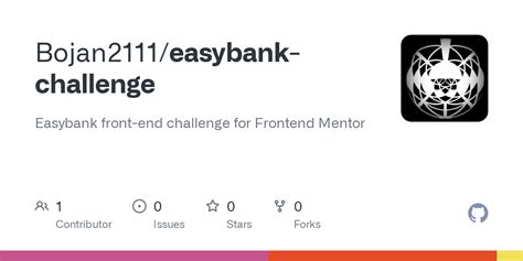 Github Bojan2111easybank Challenge Easybank Front End Challenge For