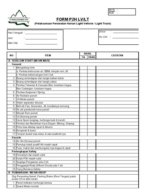 Form P2h Lv Dan Lt Pdf