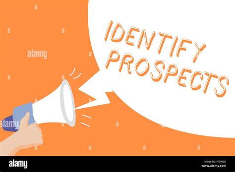 Handwriting Text Identify Prospects Concept Meaning Possible Client Ideal Customer Prospective