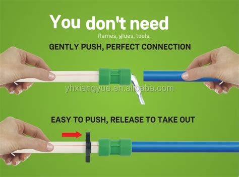 Pp Coupling Compression Plastic Pipe Fitting Quick Connect Water Pipe