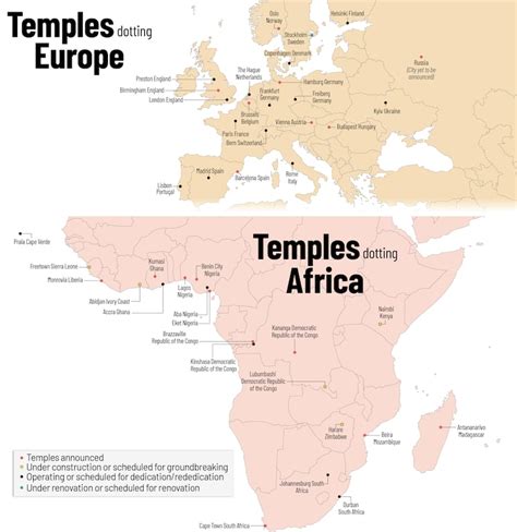 How Many Church Temples Are There In 2023 See Maps Church News