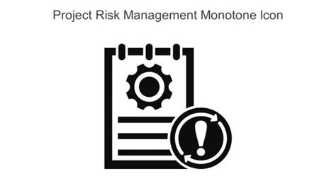 Risk Management Monotone Icon Slide Team