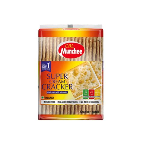 Munchee Super Cream Cracker 490g Serandib