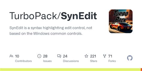 TurboPack SynEdit Discussions GitHub