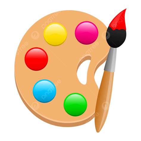 Paleta De Pintura Vectorial