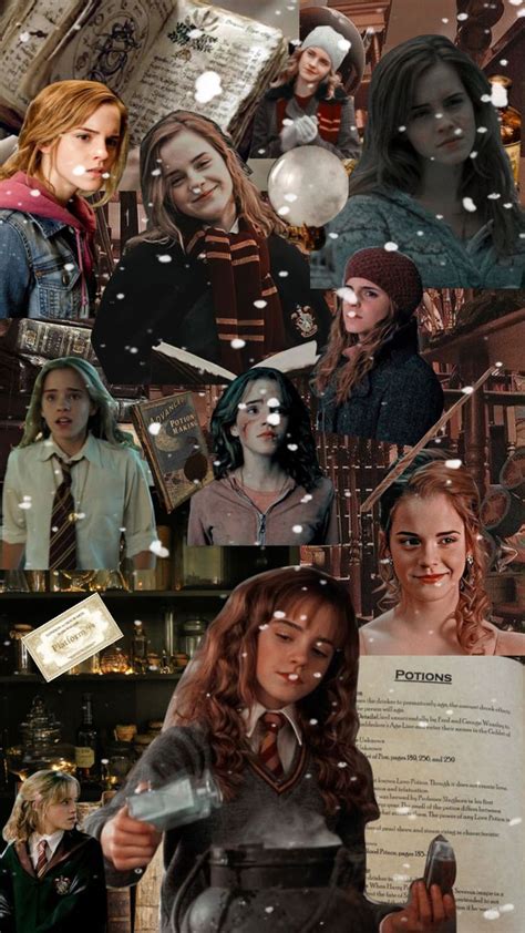 Hermione Granger Appreciation Collage🦁hogwarts Hermionejeangranger