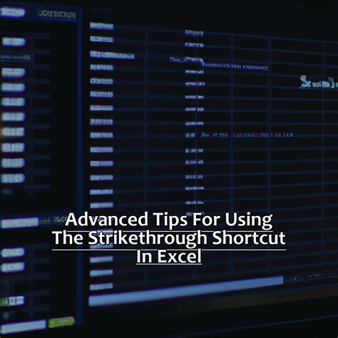How To Use The Strikethrough Shortcut In Excel Manycoders