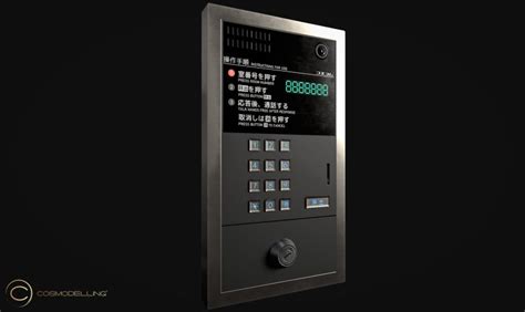 Cosmo Light On Linkedin 🎮 3d Japanese Intercom Gate Radio Available On Cgtrader Free For A…