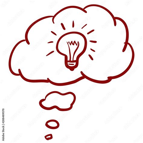 Thinking Bubble Drawing