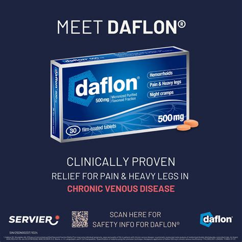 Daflon Meet Daflon An Effective Treatment For Chronic Venous Disease