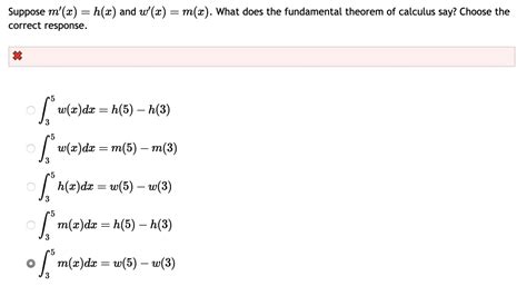 Solved Suppose M X H X And W X M X What Does The Chegg Com