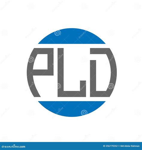 Pld Letter Logo Design On White Background Pld Creative Initials