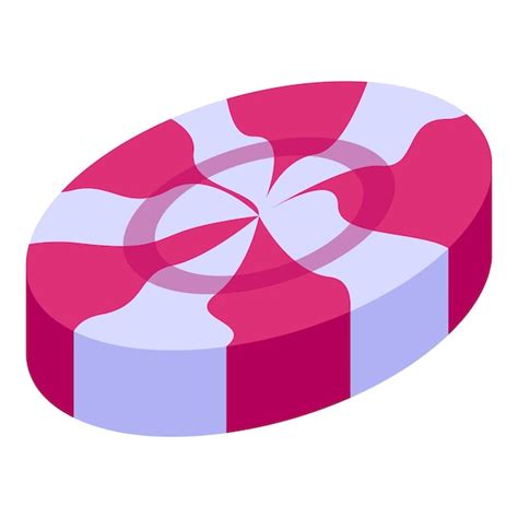 Premium Vector Round Candy Showing Swirl Design Pattern