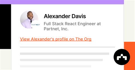 Alexander Davis Full Stack React Engineer At Partnet Inc The Org