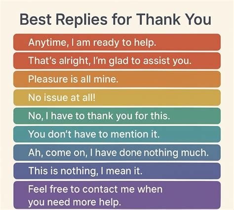 41 Different Replies For Thank You The Better Ways — Trending Us