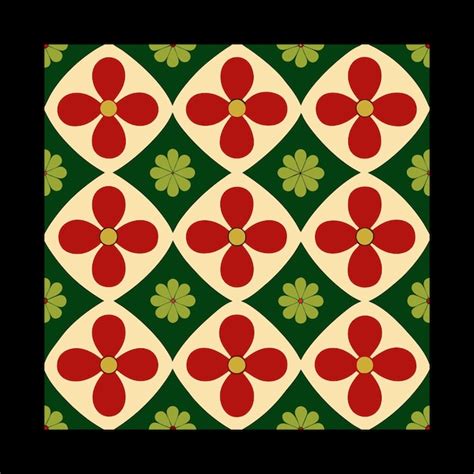 Premium Vector Cute Patchwork Pattern With Flowers And Leaves Vector