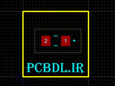 دانلود کتابخانه فوت پرینت Led Smd با پکیج 1206 به همراه مدل سه بعدی دانلود Pcb