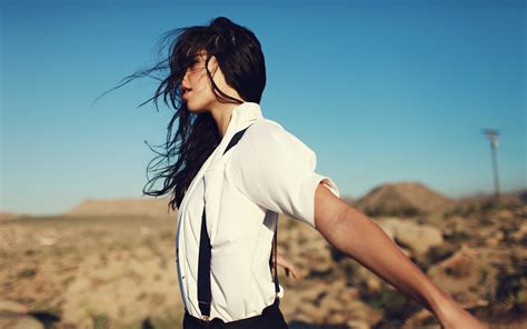 Brunette Blouse Wind Wallpaper Hd Girls 4k Wallpapers Images And