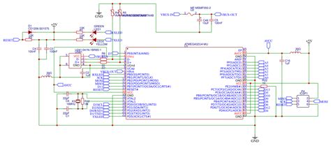 atmega32u4 mu resources easyeda