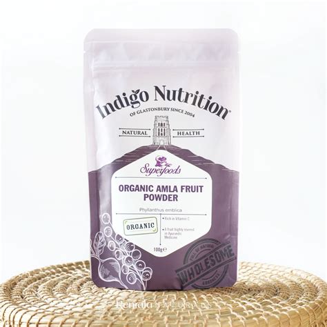 Jual Indigo Herbs Uk Organic Amla Fruit Powder Vitamin C Ayurveda 100