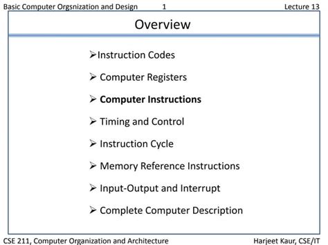 Basic Computer Organisation And Design Pptx Basic Computer Organisation And Design Pptx