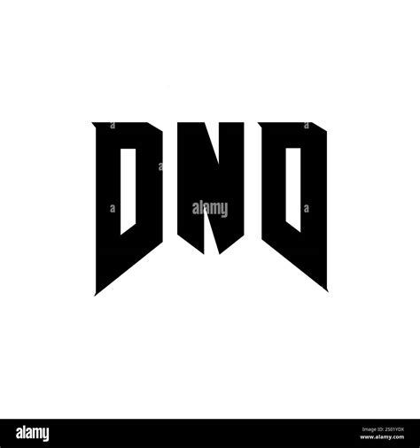 Dnd Letter Logo Design For Technology Company Dnd Logo Design Black And White Color Combination