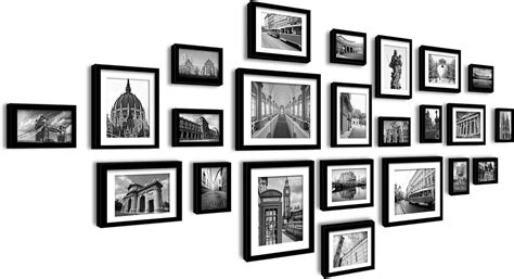 Large Multi Picture Photo Frames Wall Set 13pcs 125cm X 60cm Art Deco