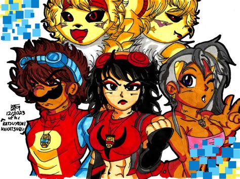 Digimon Inter Gen Nakatsuru Art Style By El Pajarraco On Deviantart