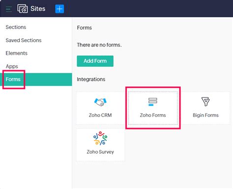 Zoho Forms