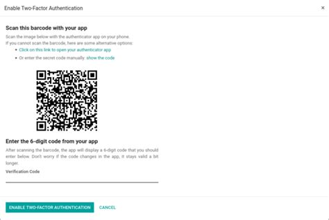 two factor authentication — odoo 14 0 documentation