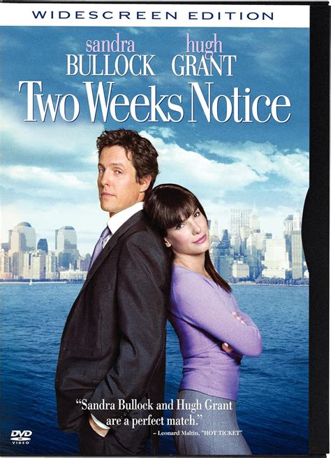 Two Weeks Notice Widescreen Bilingual [dvd] Musica Monette