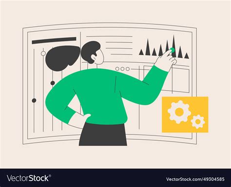 Big Data Visualization Abstract Concept Royalty Free Vector