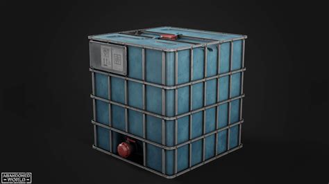 Water Ibc Container 3d Model By Abandoned World