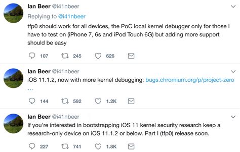 Ian Beer Publicizes Tfp0 Exploit For Ios 1112