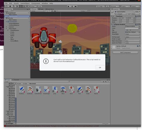 Errors In Unity Playground The Script Needs To Derive From MonoBehavior Issue Unity